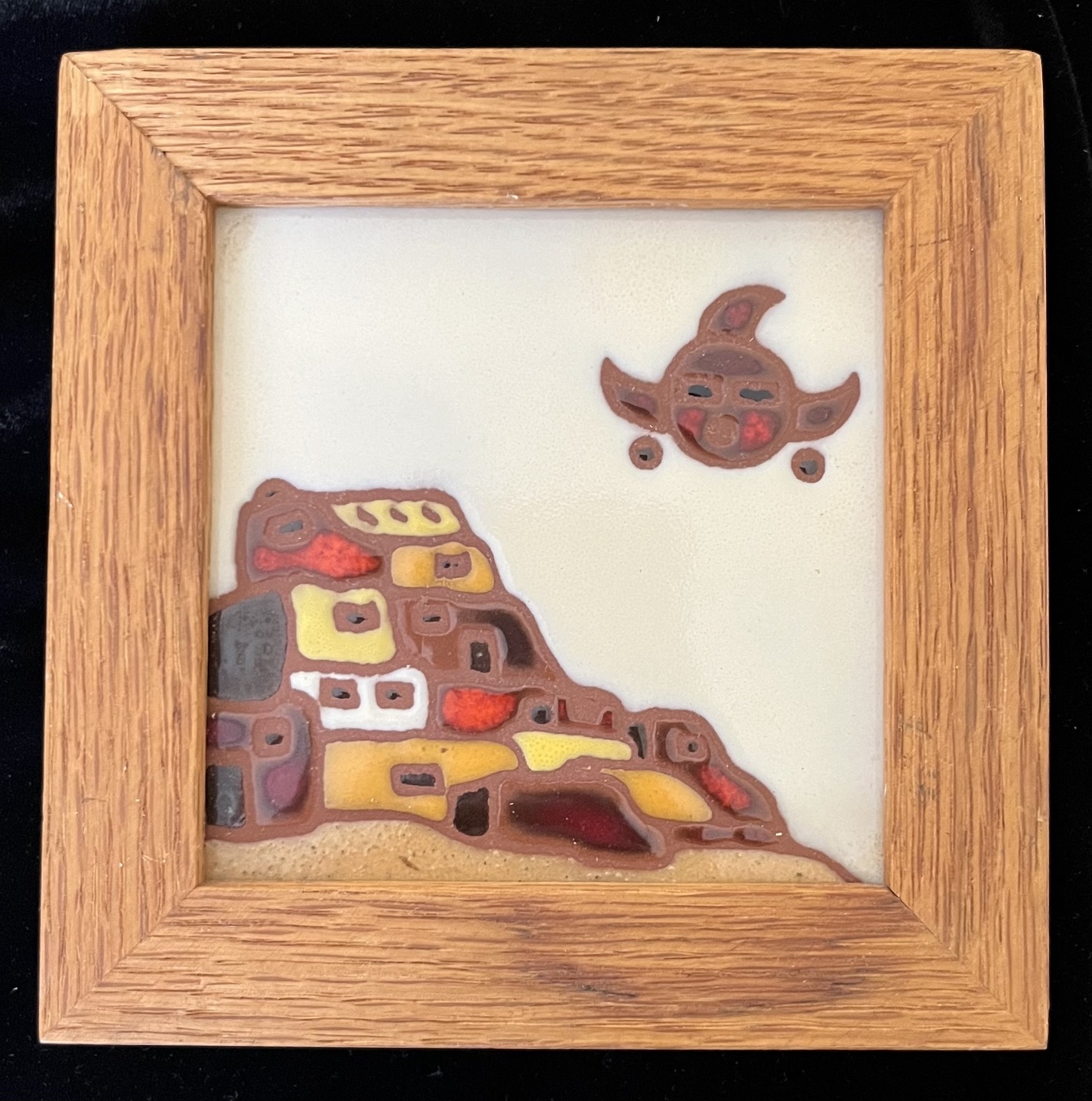 #1151 - Framed Italian Wall Tile