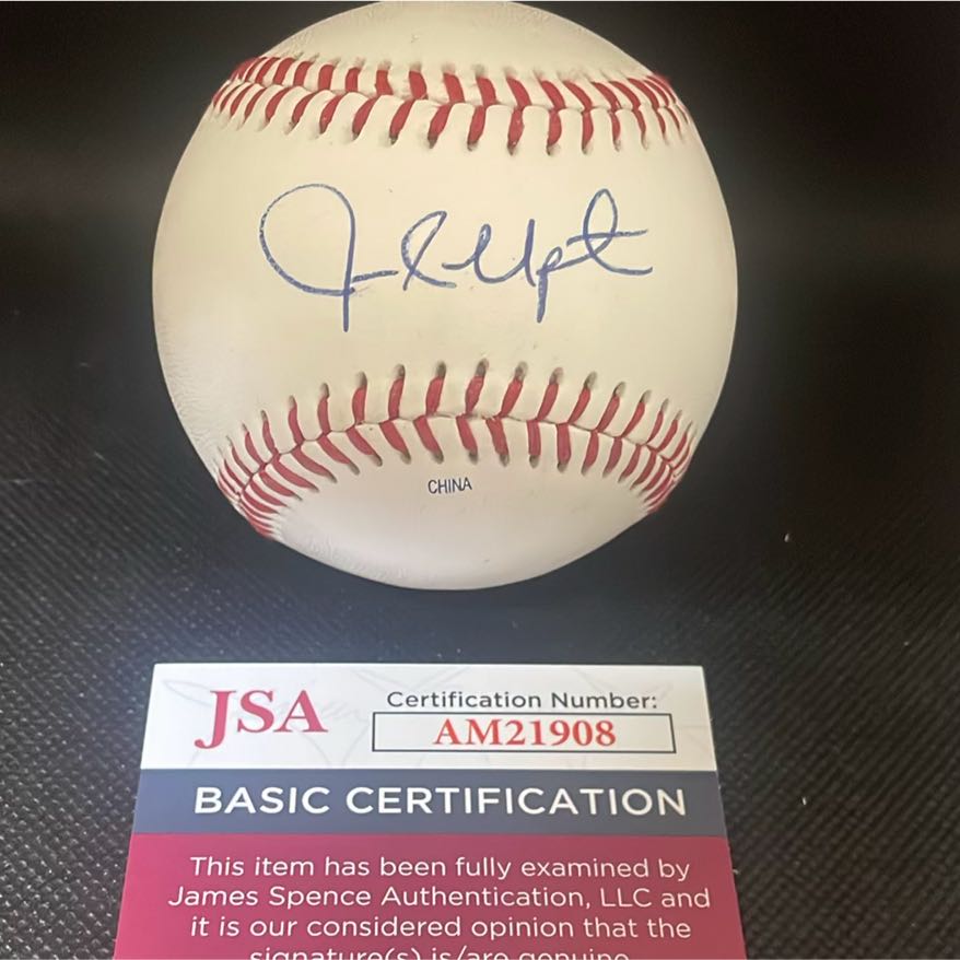 Justin Upton, JSA Authenticated Autographed, Signed Minor-League Baseball