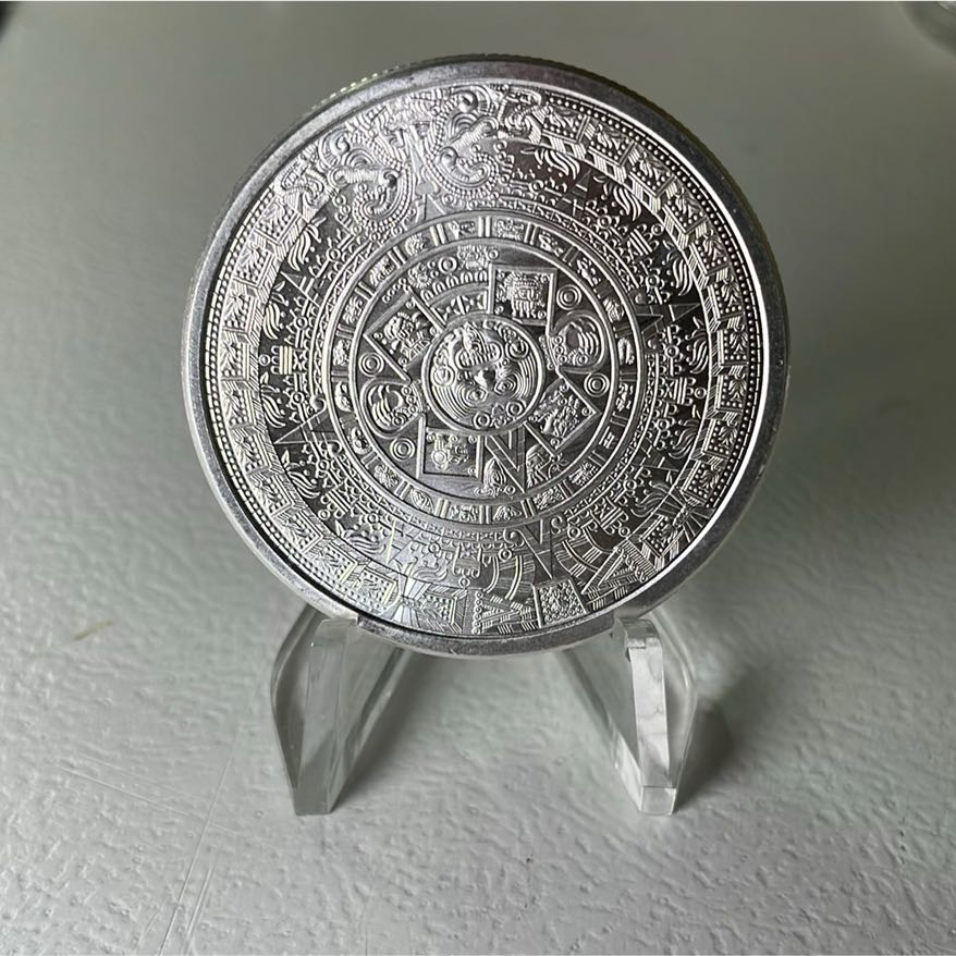 1oz Silver Aztec Calendar Round