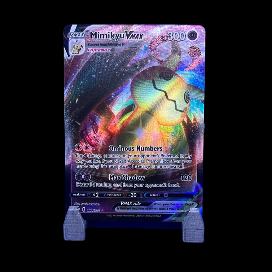 2022 Pokémon Mimikyu VMAX Sword & Shield: Brilliant Stars Full Art Holo ...