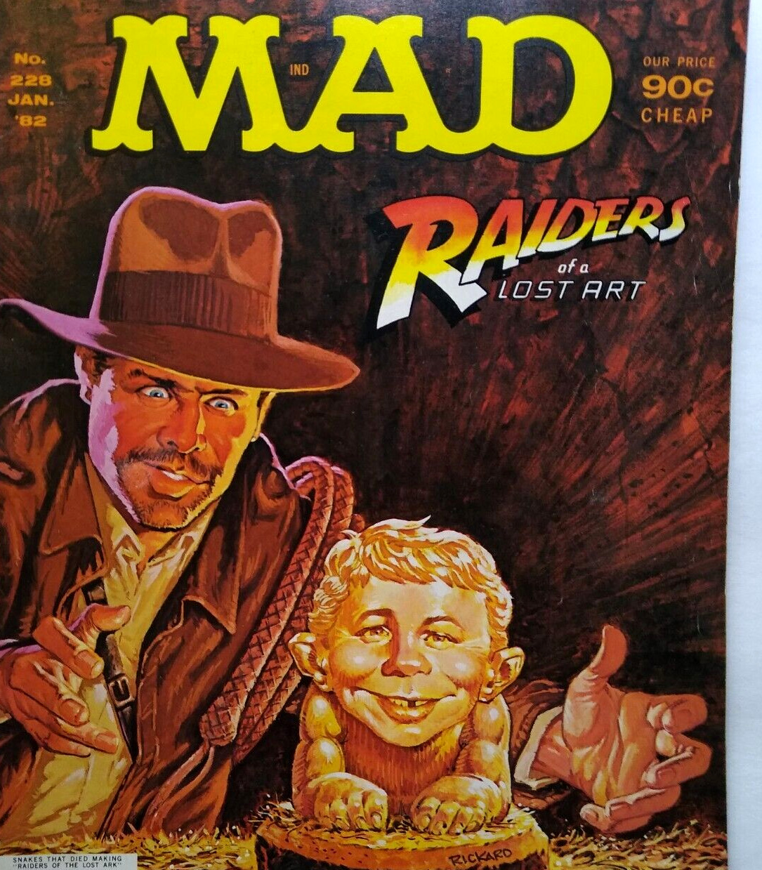 MAD Magazine Jan 1982 Issue No 228 Raiders Of The Lost Ark All In The ...