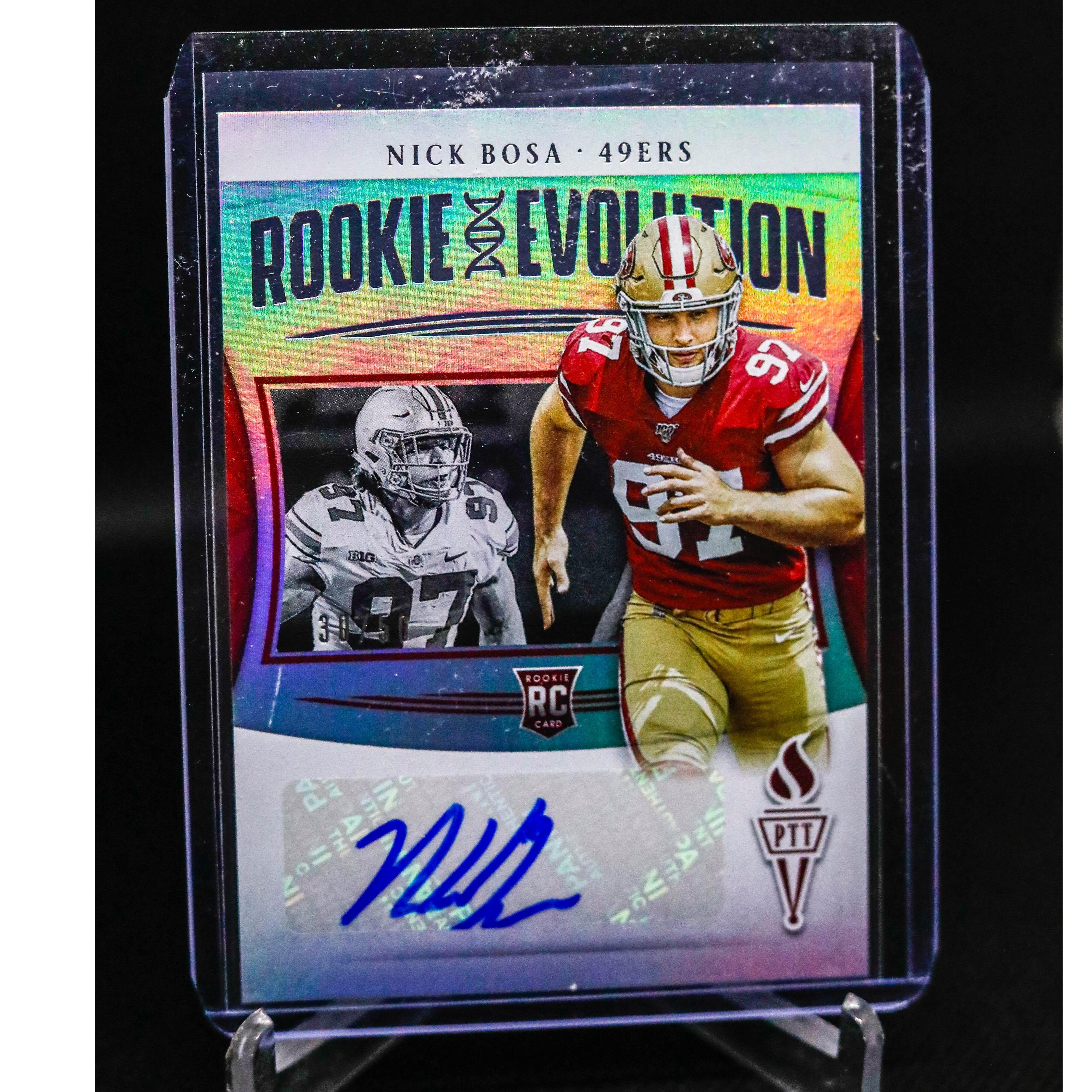 2019 Passing the Torch Nick Bosa Rookie Evolution Autograph /50