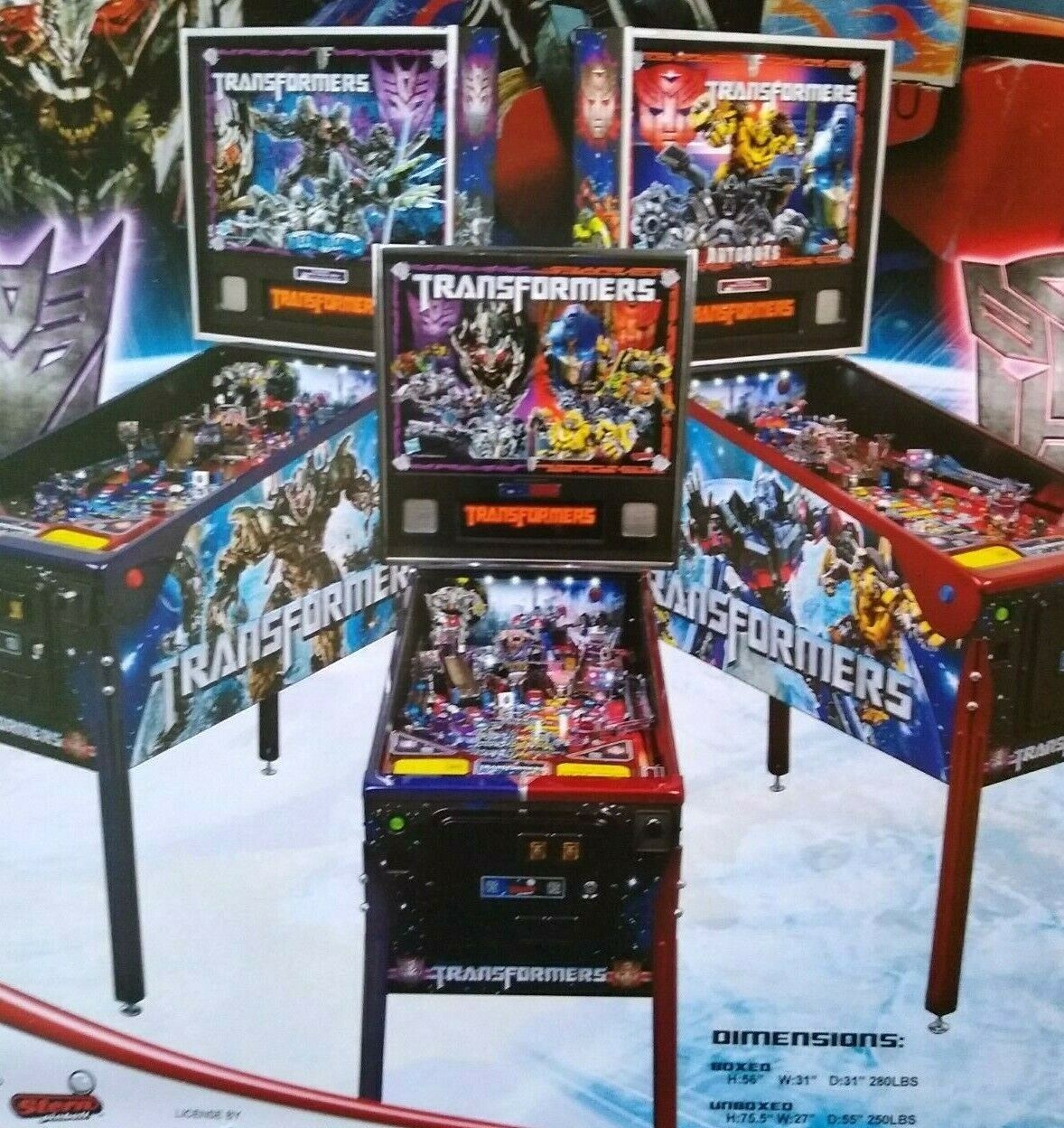Transformers Limited Edition Pinball FLYER Original Autobot Decepticon ...