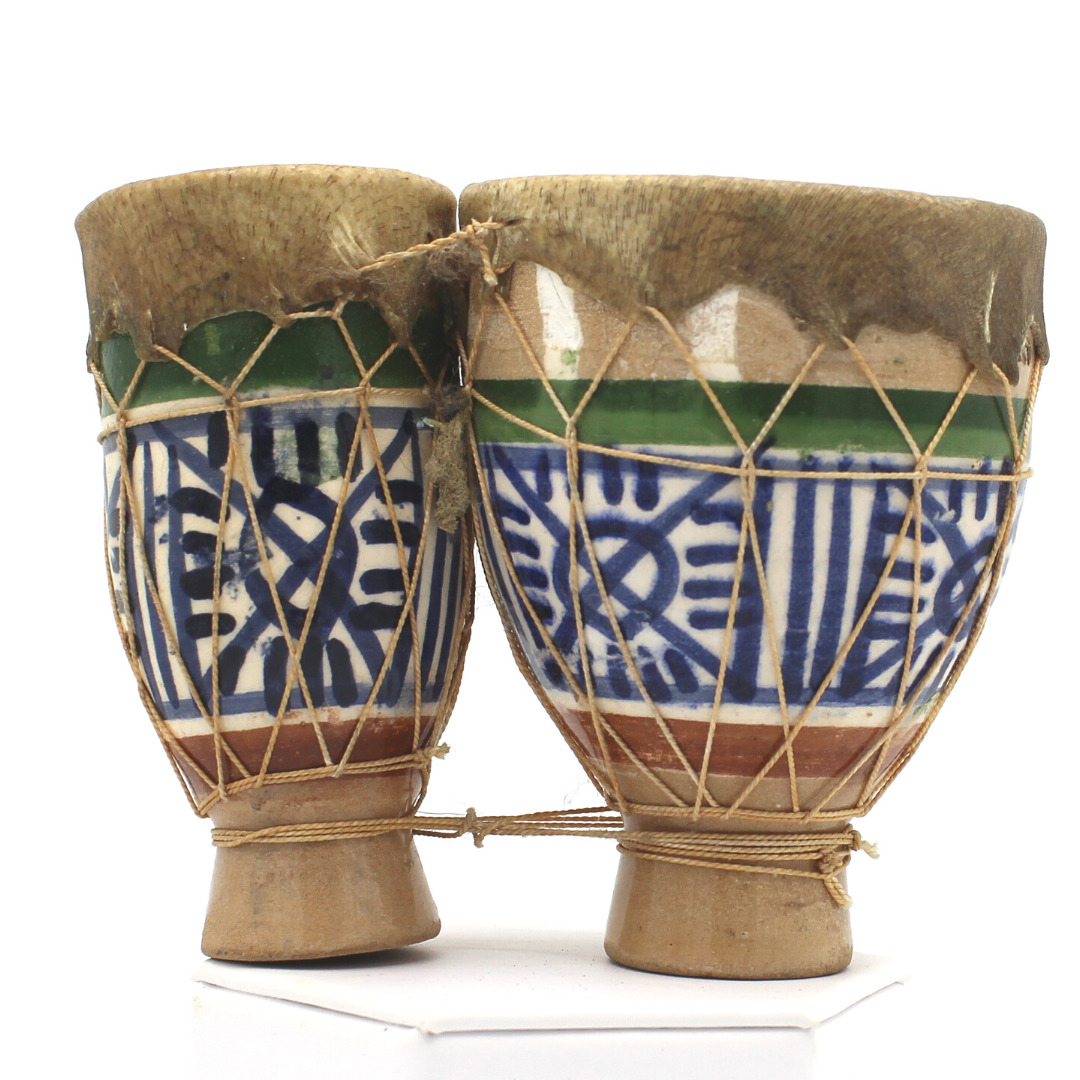 Vintage Miniature Decorative Handcrafted Hand Painted Moroccan Clay ...