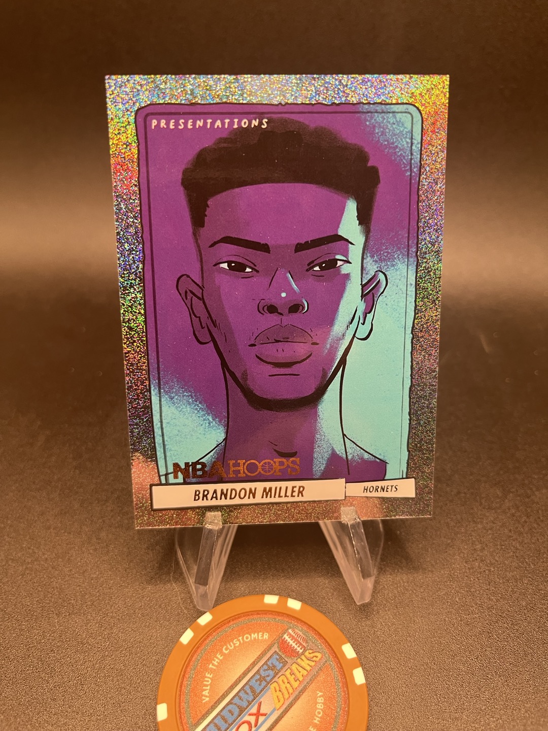 Brandon Miller Presentations #16 2023-24 Nbahoops Charlotte Hornets