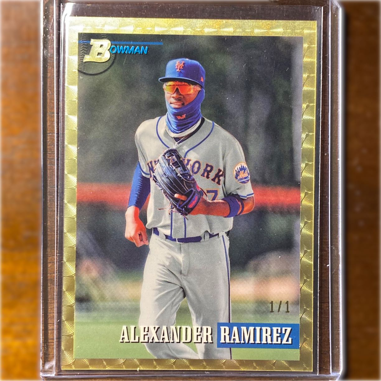 2021 Bowman Heritage Alexander Ramirez 1/1 Superfractor New York Mets