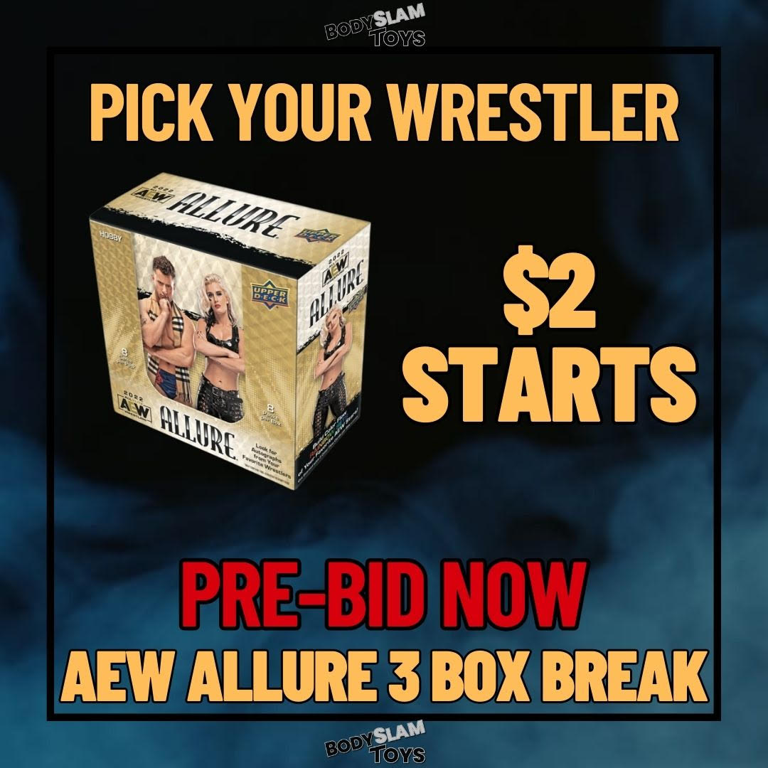 Wardlow - 2022 AEW Allure 3 Box Pick Your Wrestler Rip - Saturday 12/30