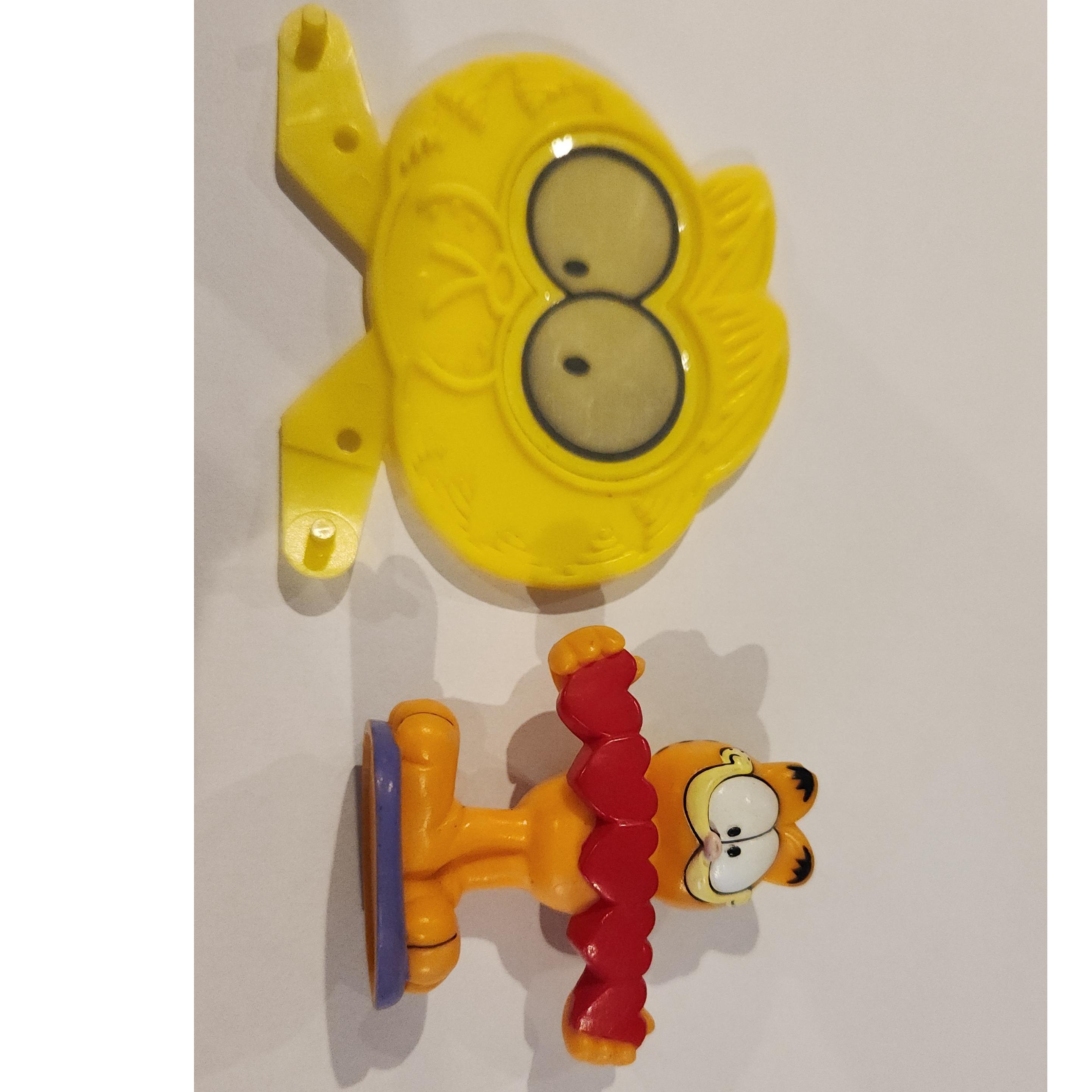 Vintage Garfield Pvc Valentines Figure & Bike Reflector
