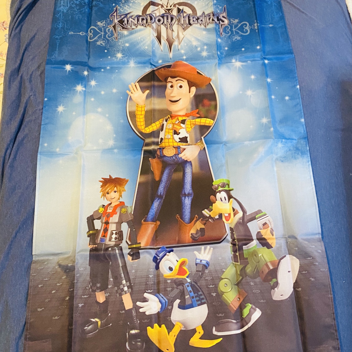 Disney*Disney Pixar Square ENIX FLAGS ANIME, Toy Story Donald Duck ...