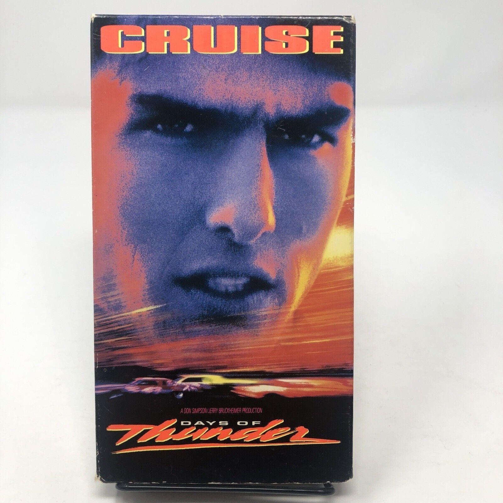 Days of Thunder (VHS, 1991) Good