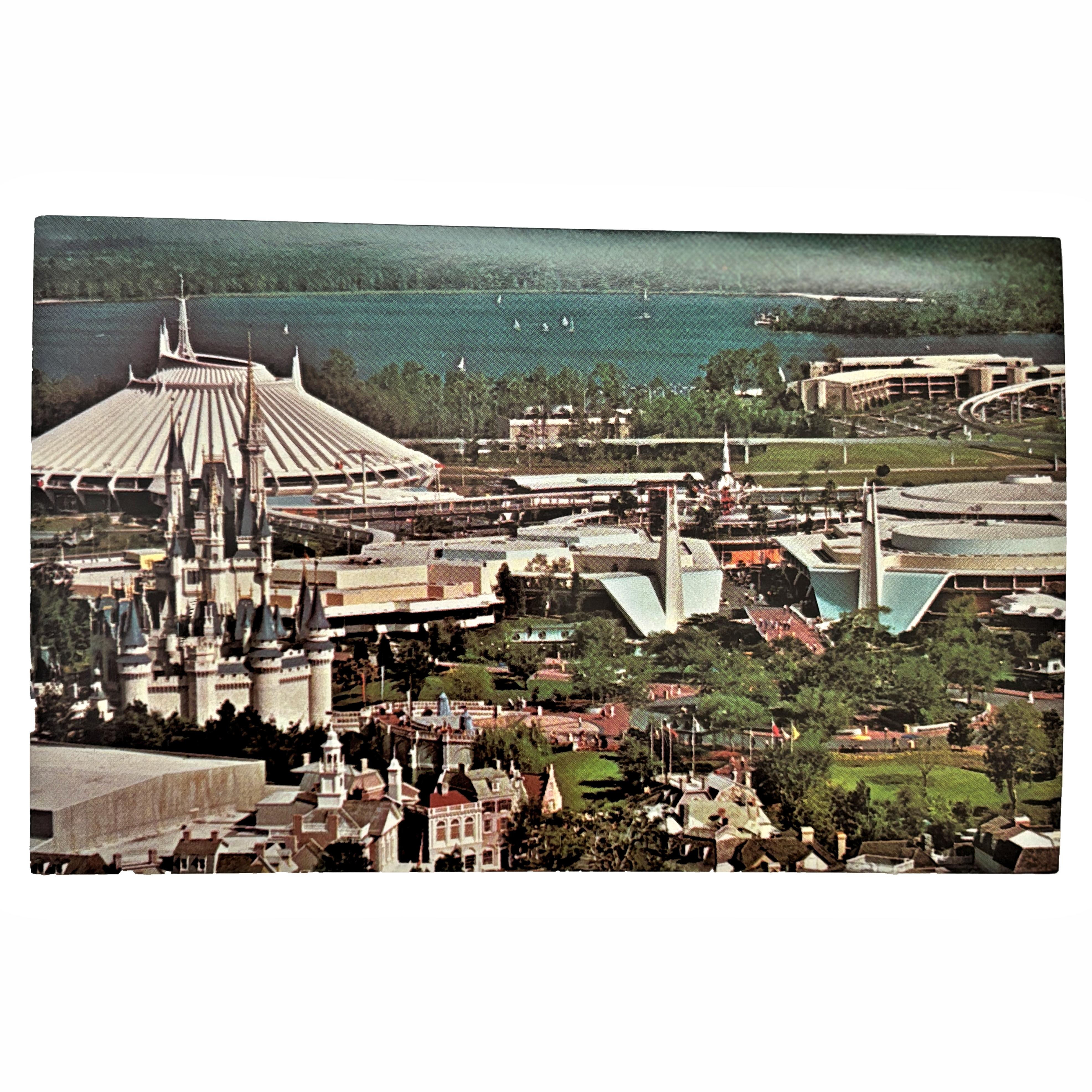 Walt Disney World Postcard Magic Kingdom Florida Unused Vintage 1970s
