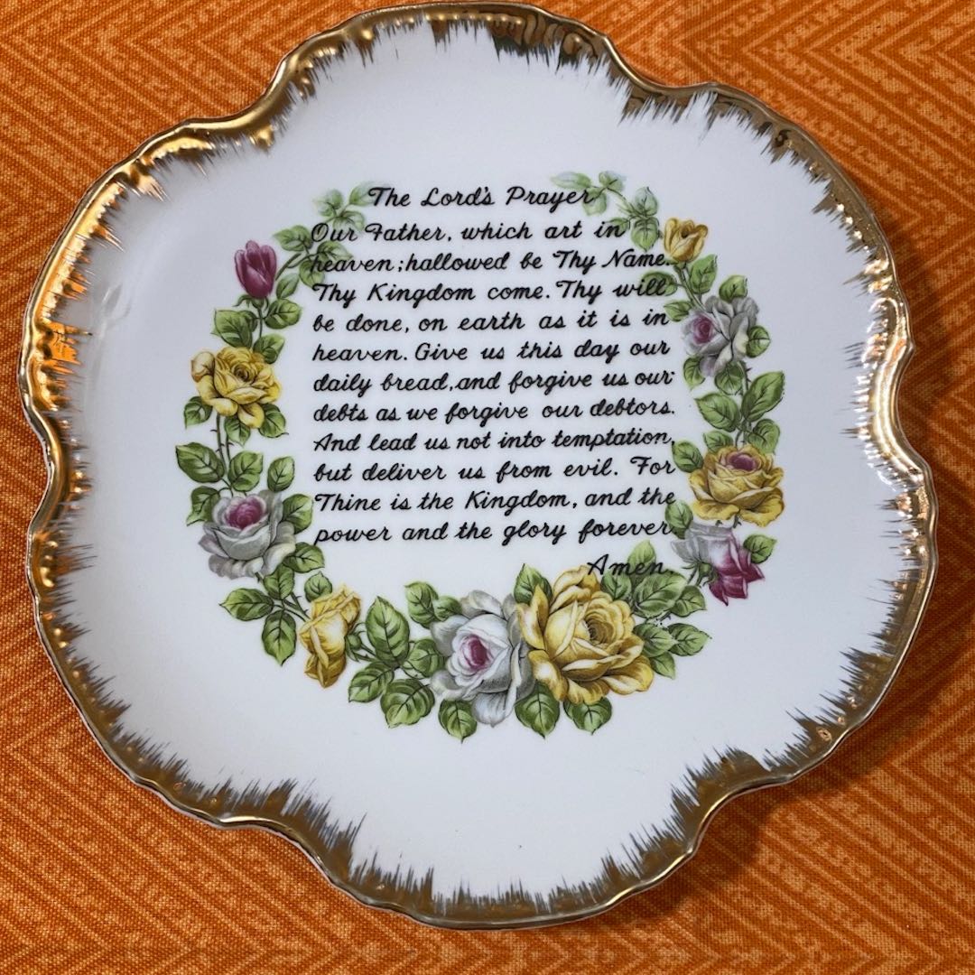 The Lords Prayer Decorative Wall Plate