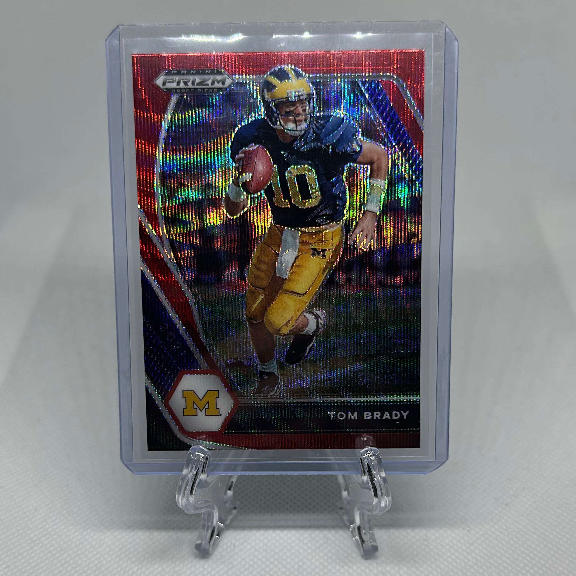 2021 Panini Draft Picks Tom Brady Michigan Wolverines PRIZM