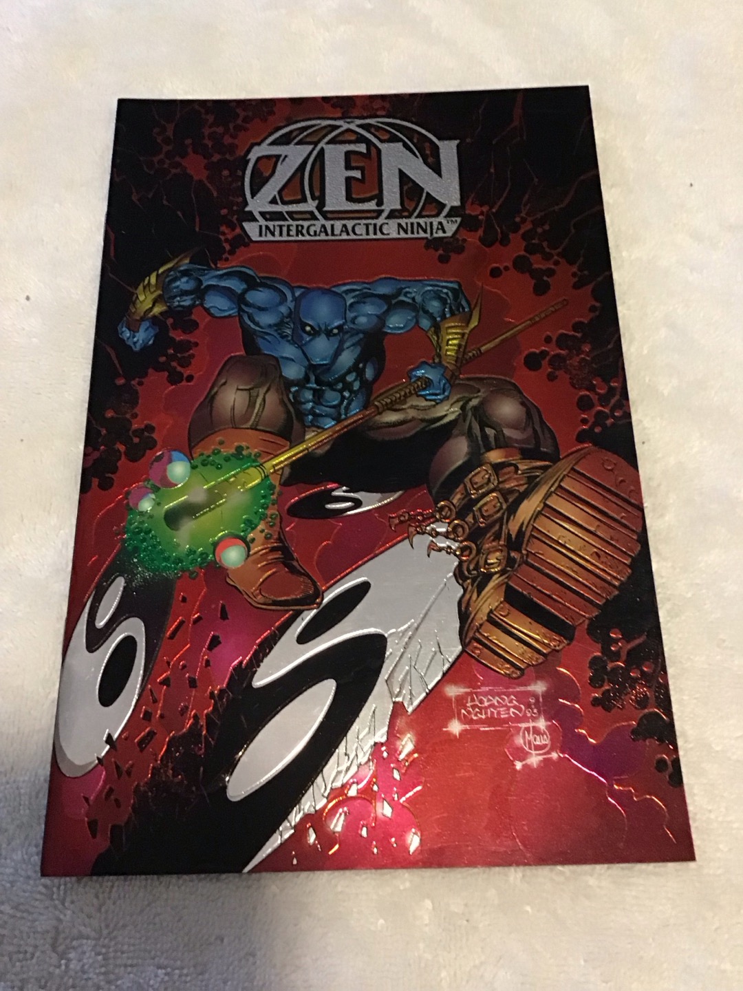 zen intergalactic ninja comic 1 1st die-cut chromium cover Entity ...