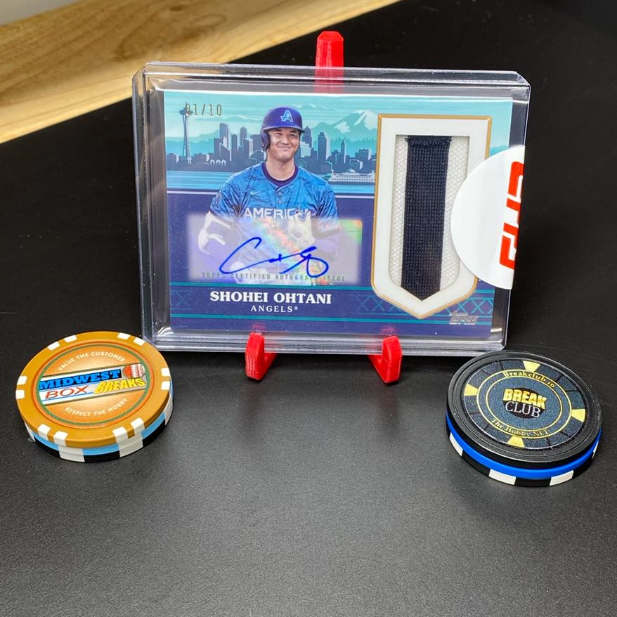 SHOHEI OHTANI ALL-STAR GAME JUMBO PATCH AUTO Ebay 1/1 First Off The ...