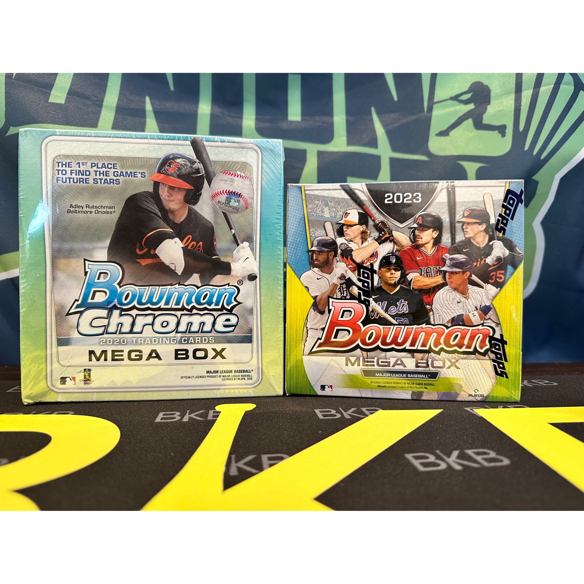 2020 Bowman Chrome Mega Box + 2023 Bowman Mega Box