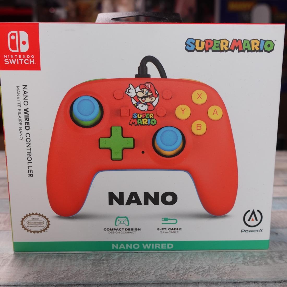 Super Mario Nano Wired Switch Controller NEW
