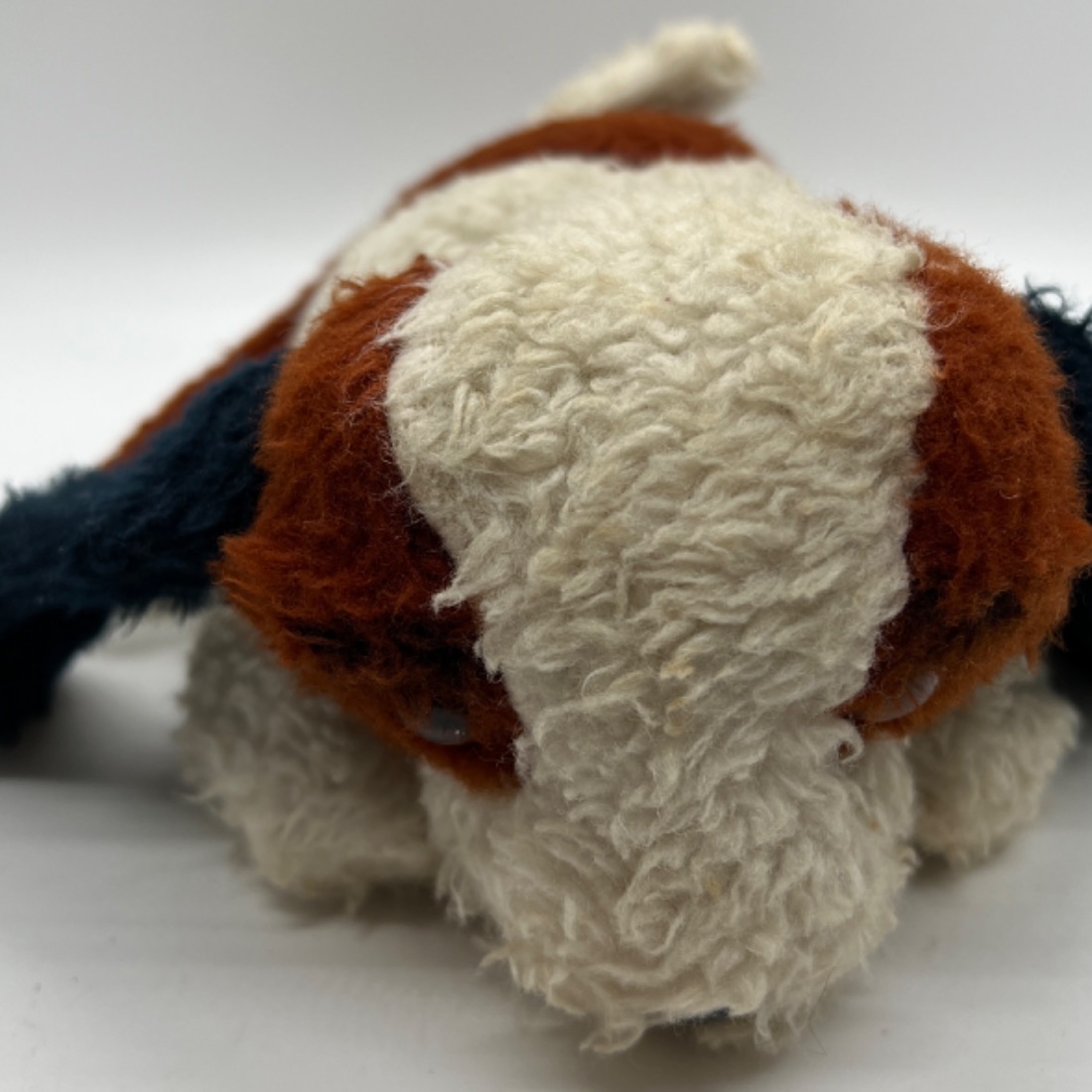 Vintage Russ And Berrie Plush Three Tone Dog
