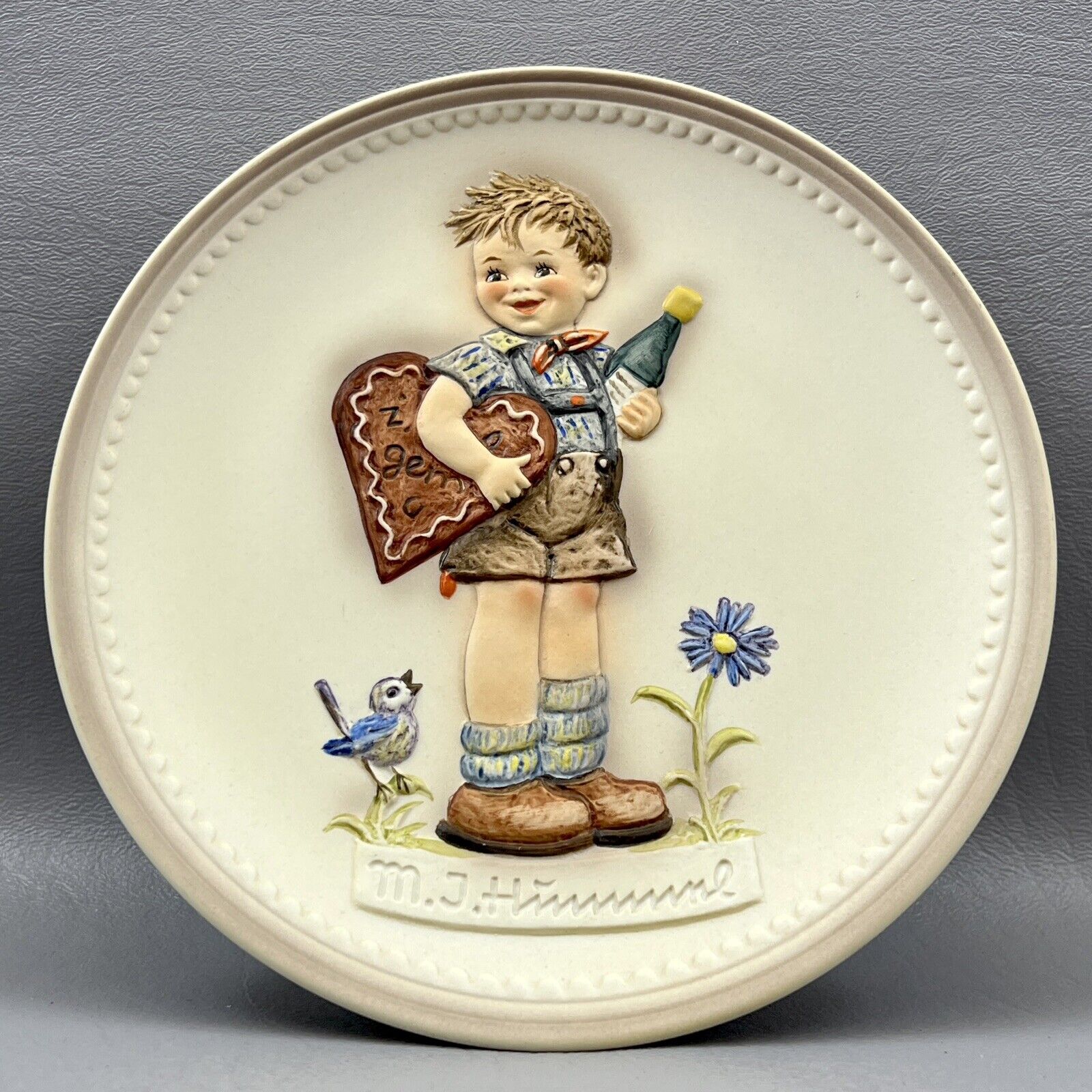 Hummel Valentine Joy Hum 737 Goebel W Germany 1985 Vintage Hand Painted