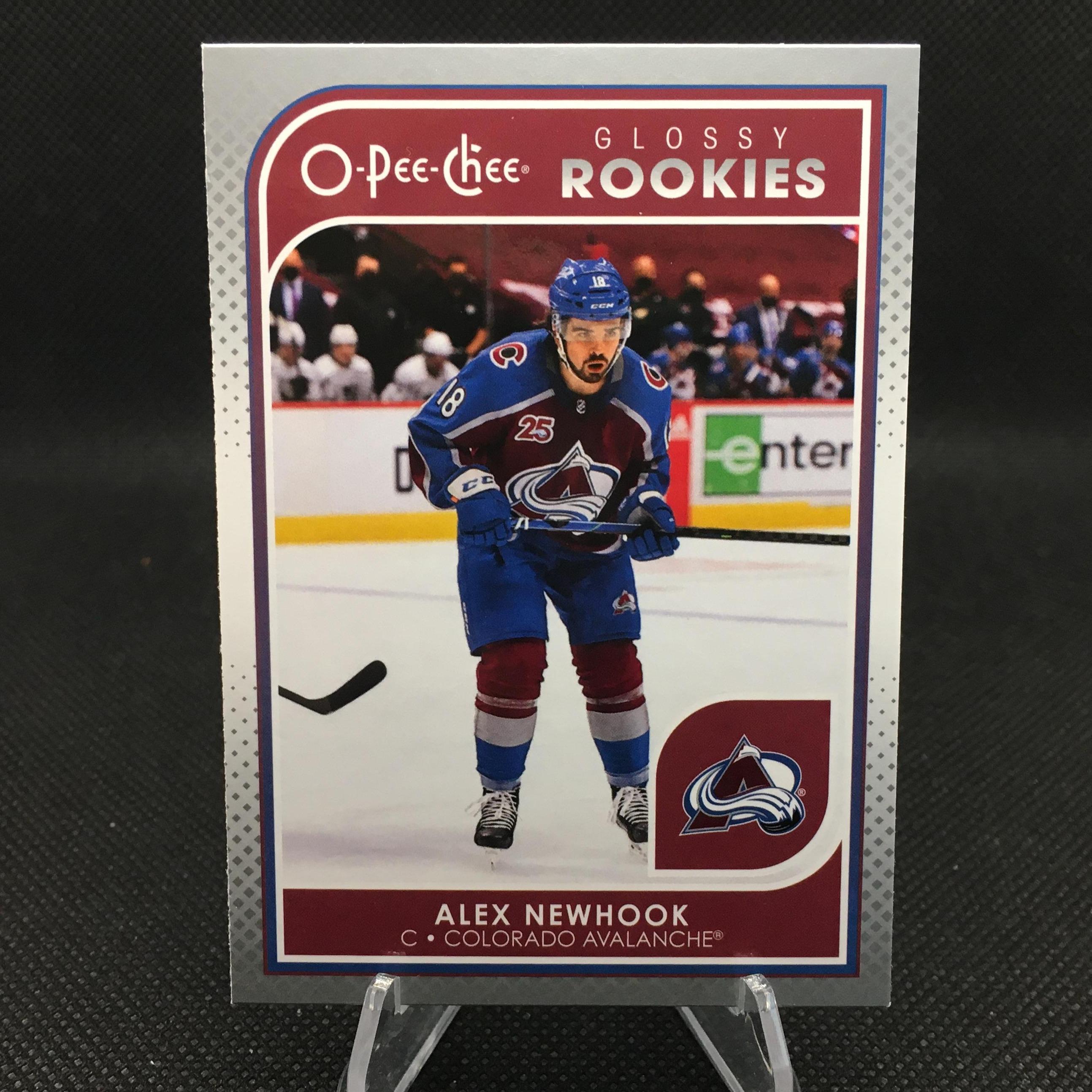 Alex Newhook 2021-22 Glossy Rookies OPC Upper Deck #R-10 - Colorado ...
