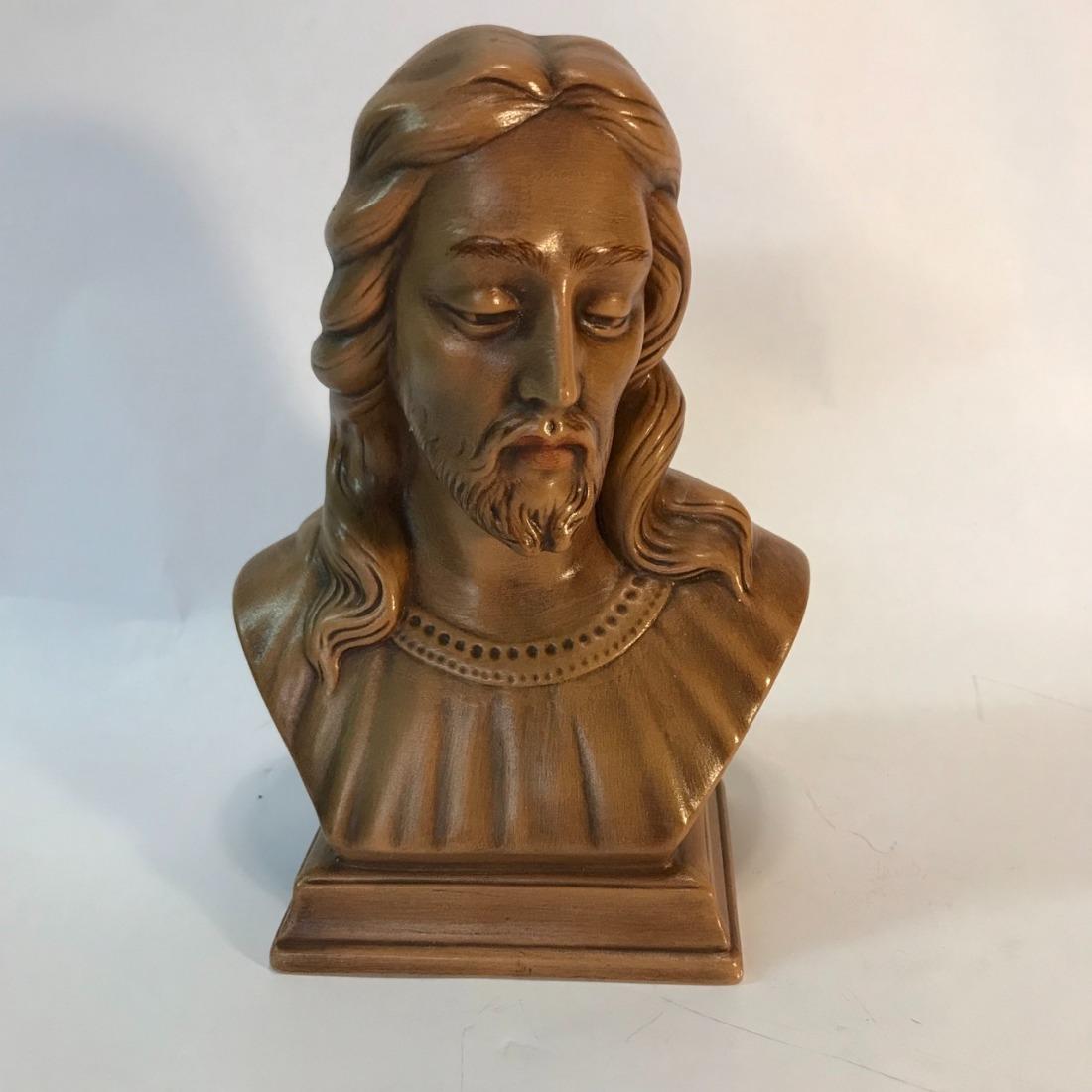 Vintage Holland Mold 1967 Ceramic Jesus Christ Bust Statue Figurine ...