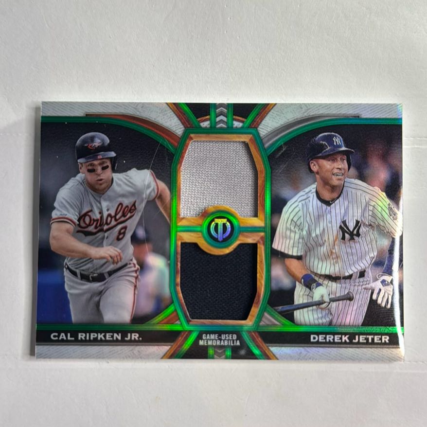 Derek Jeter/Cal Ripken Jr 2023 Topps Tribute Dual Relic /99 New York ...