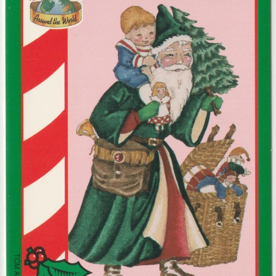 1994 TCM Santa Around The World 29 1908 England Christmas Santa Claus ...