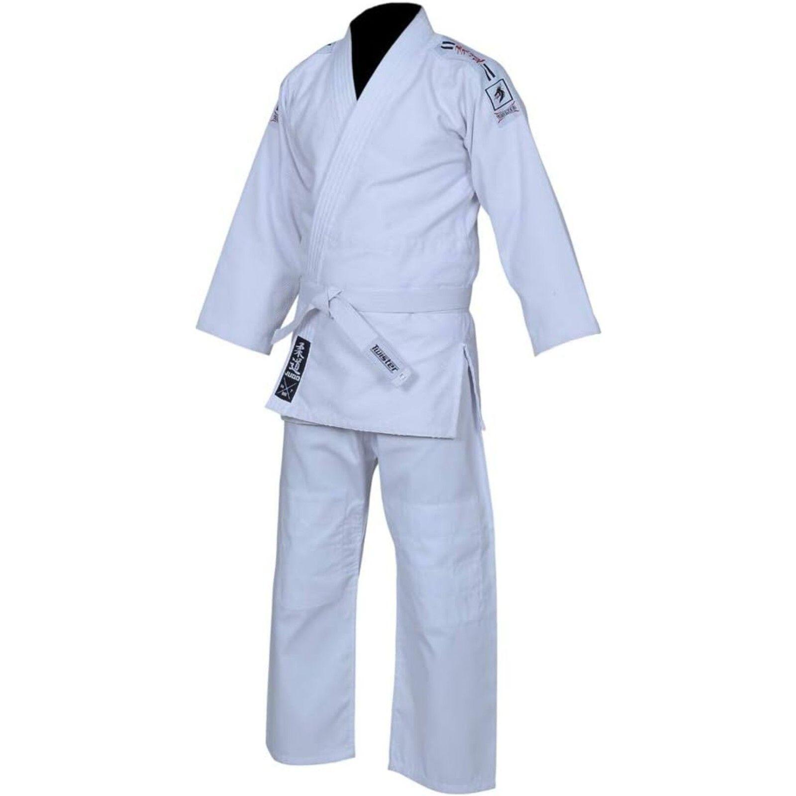 Twister Judo Gi Black Tiger Judo Uniforms Gi 450GRM, With Free Belt ...