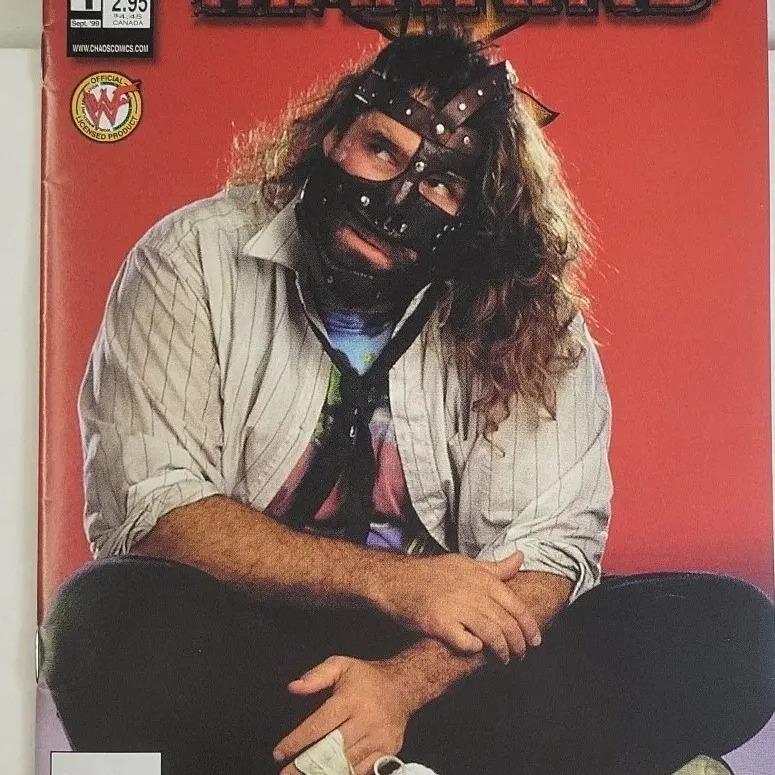 2001 WWF Mankind #1 Chaos Comics Nick Foley Cover Photo Steven Grant ...