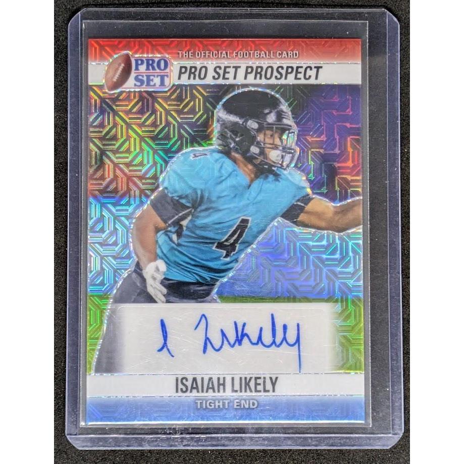 2022 Leaf Isaiah Likely Auto Pro Set Prospect 1/3 - Baltimore Ravens