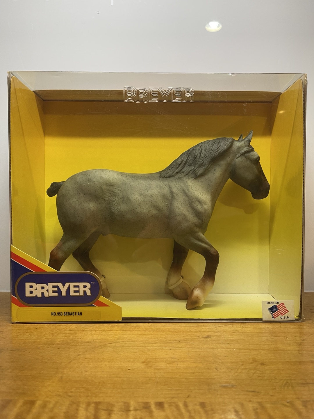 Breyer No.953 Roan Percheron Draft Horse