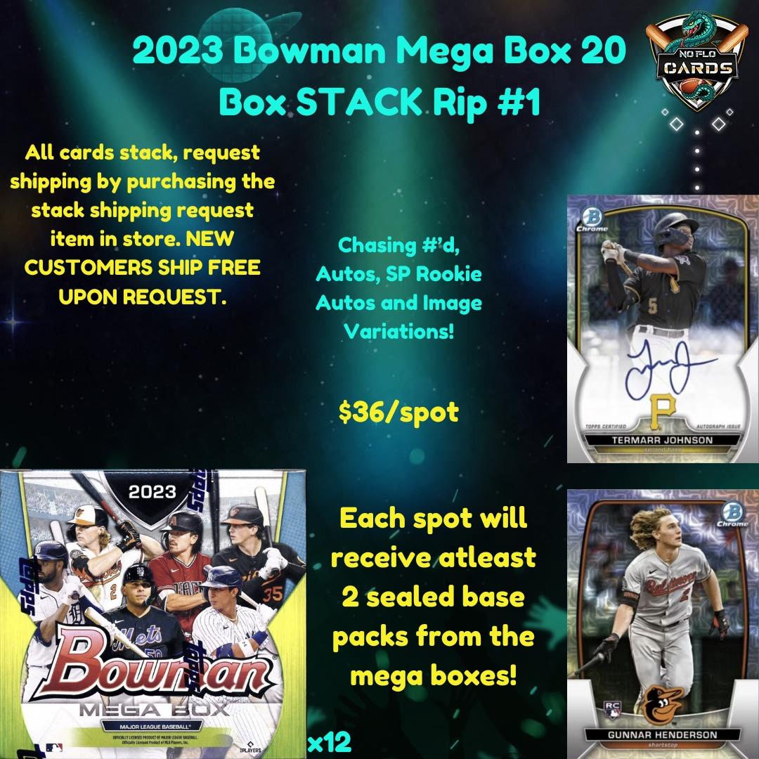2023 Bowman Mega 20 Box STACK Rip #1