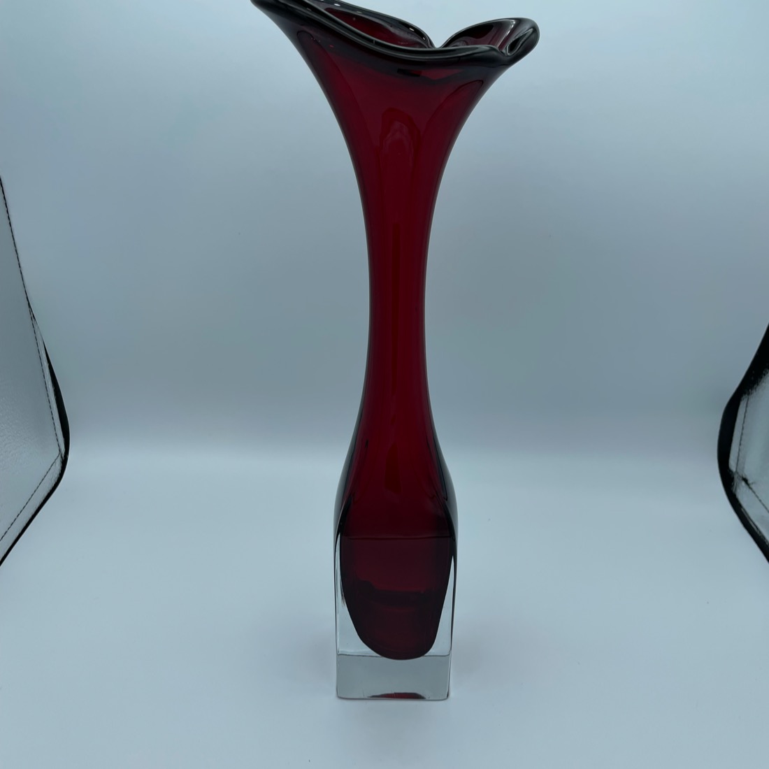 Red Aseda Bo Borgstrom Vase