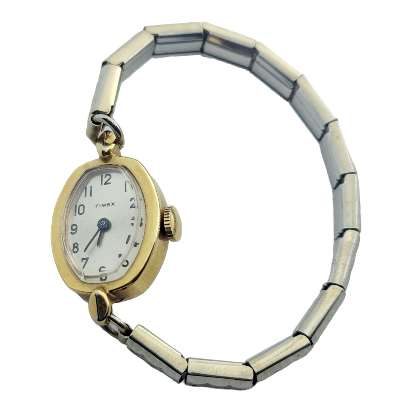 Timex Vintage Watch Ladies Hand Winding Expandable Band Analog Wrist Watch