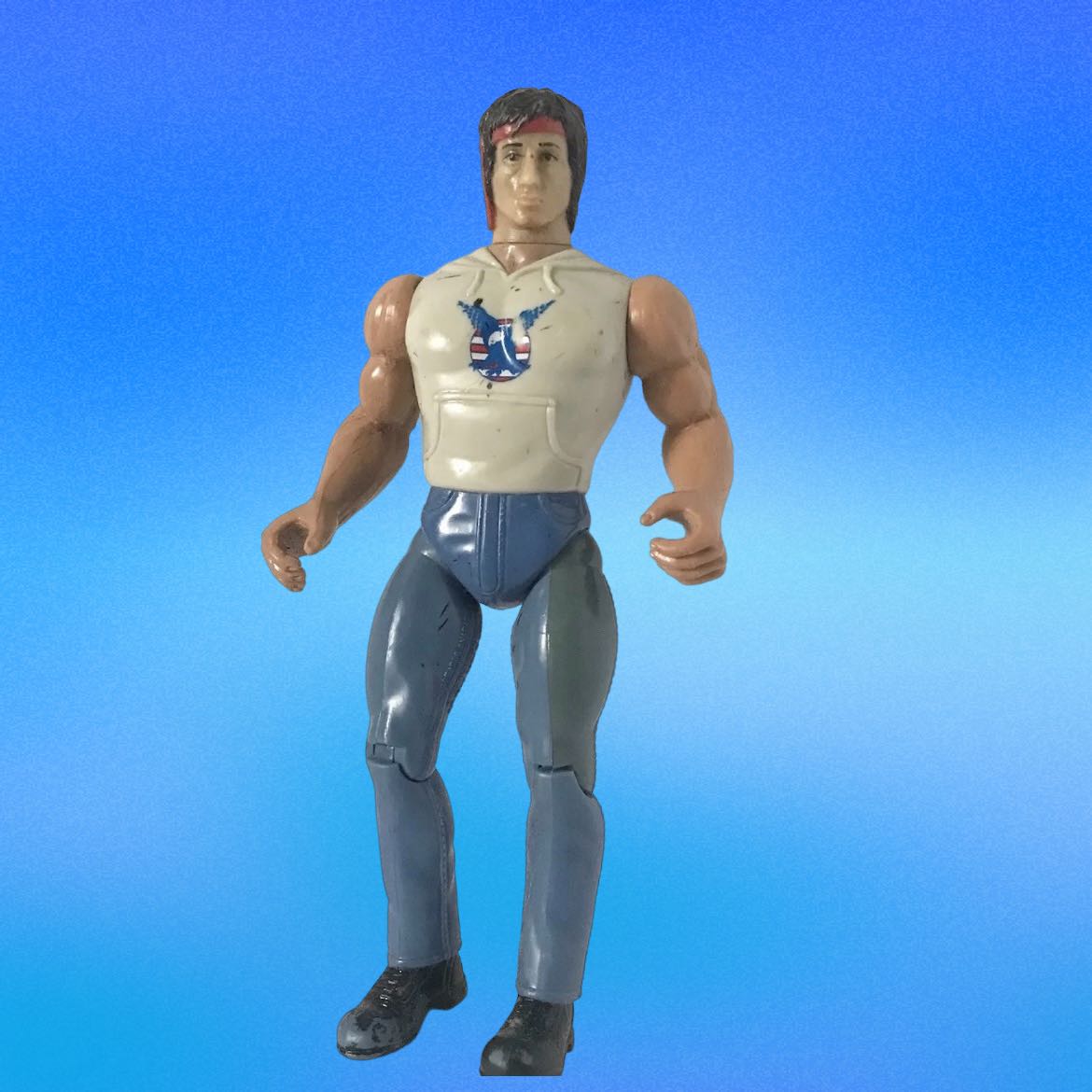 Vintage 1986 Anabasis Rambo Force Of Freedom Fire Power Action Figure ...