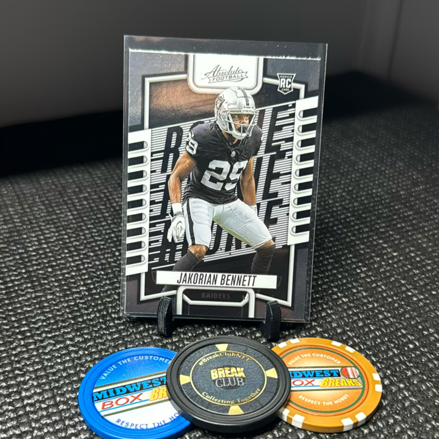 2023 Absolute Jakorian Bennett Rc Las Vegas Raiders