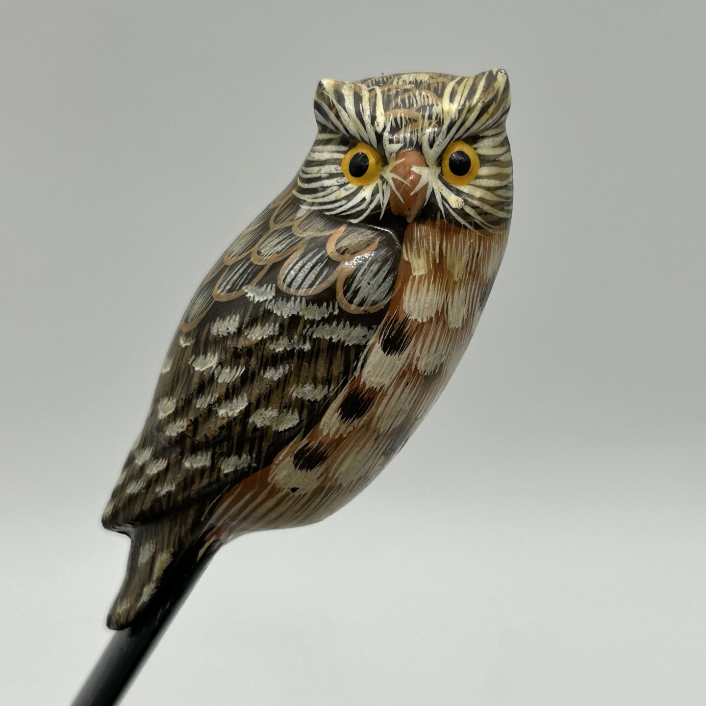 Hand Painted Laquer Brown Owl Letter Opener