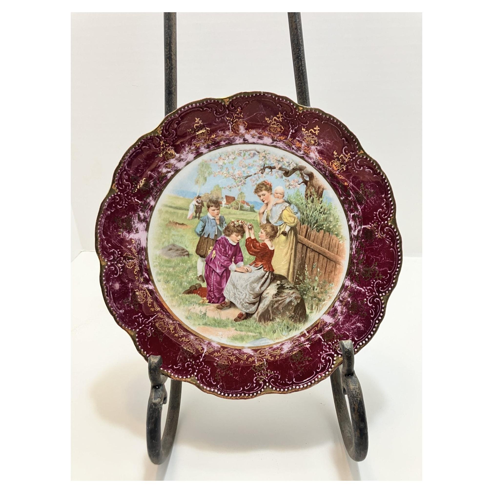 Victorian plate