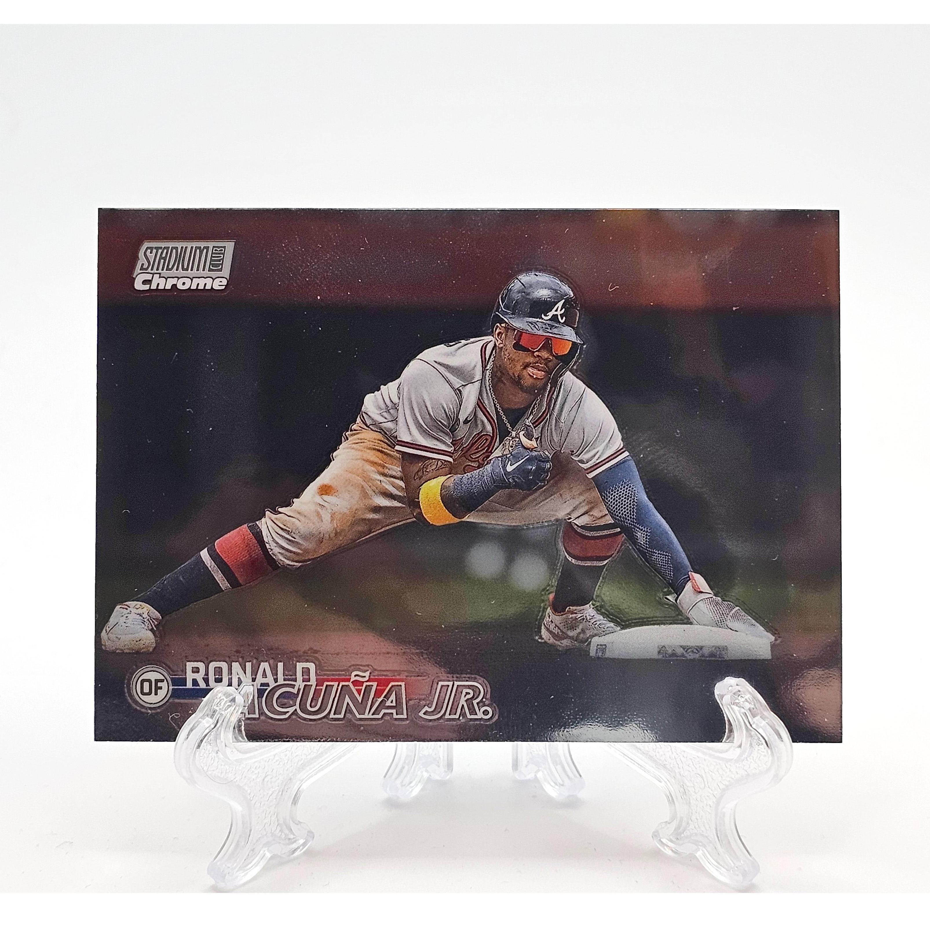 Ronald Acuña Jr 2023 Stadium Club chrome