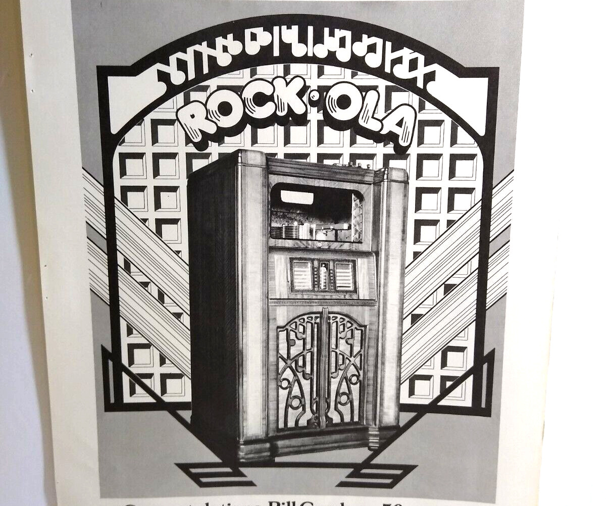 Rock-Ola Jukebox Print AD Marketplace Magazine Print Advertising Phonograph