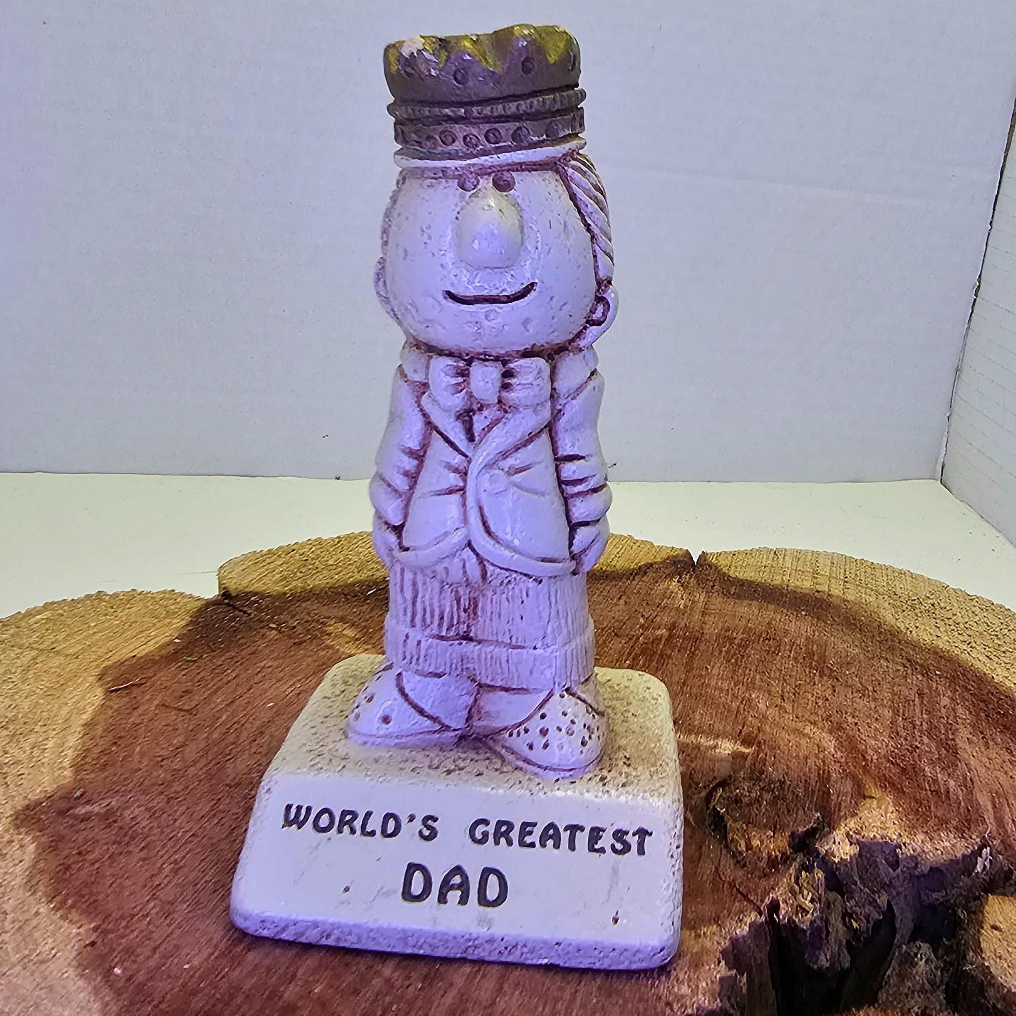 Paula Wood Prince 'Worlds Best Dad' Figurine 1970