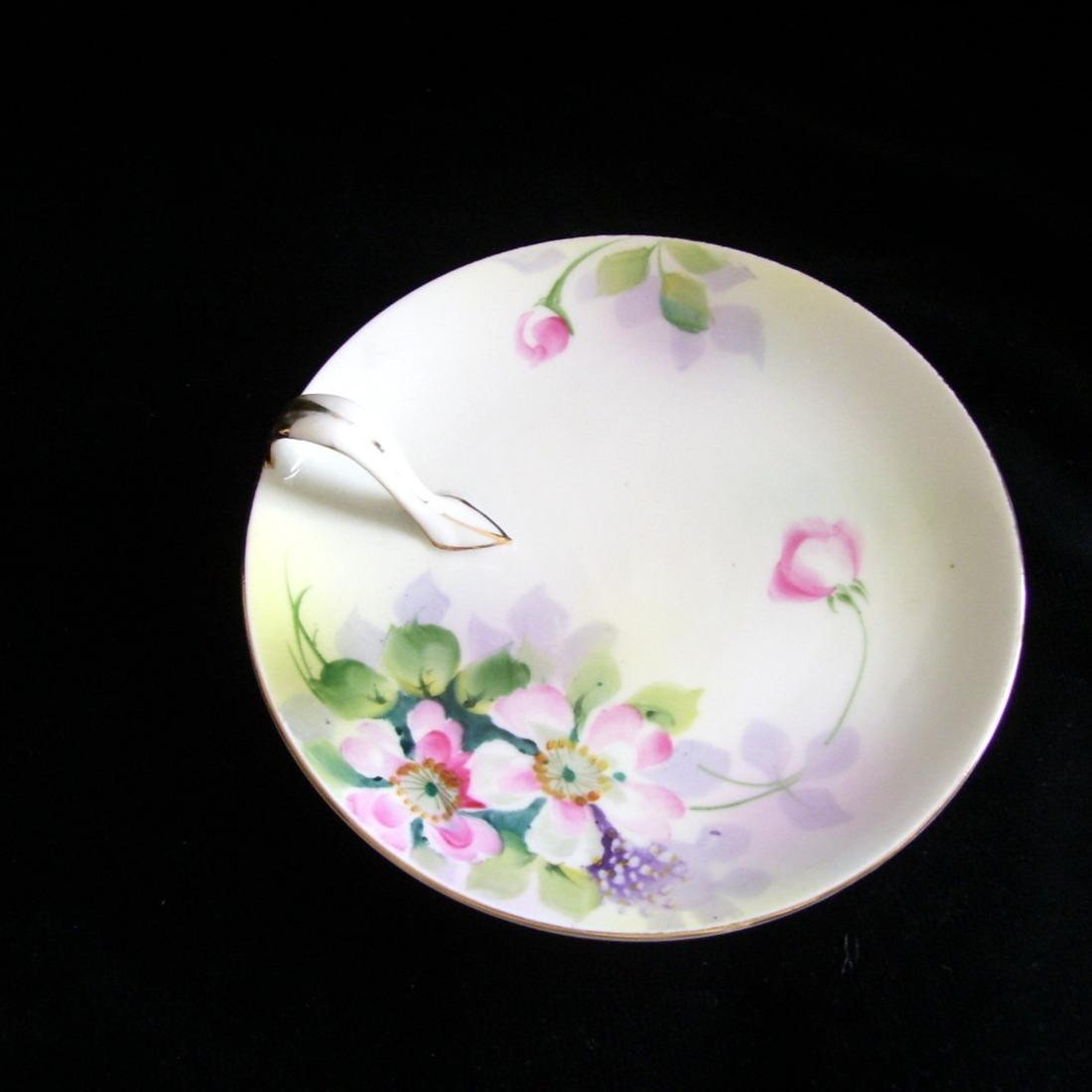 Antique Nippon Nappy Dish Handpainted
