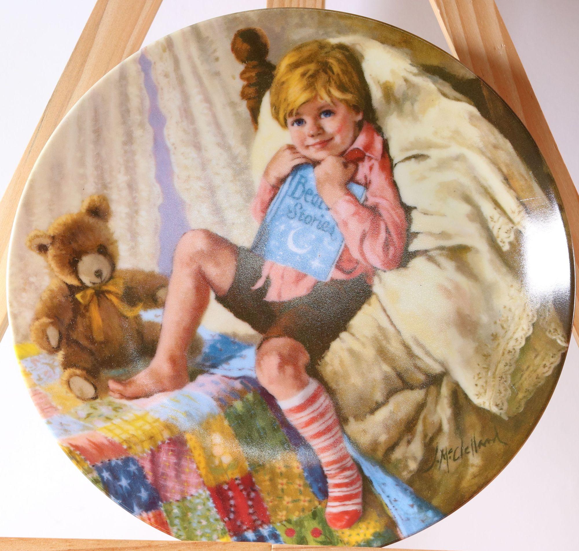 Mother Goose Series "Diddle Diddle Dumpling" Vintage Collector's Plate ...