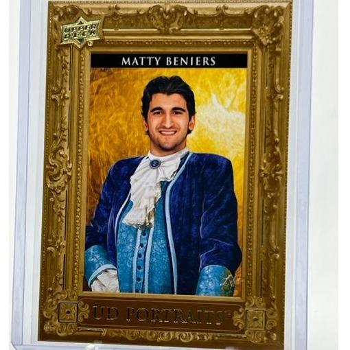 Matty Beniers 2023-2024 Upper Deck Series One Hockey UD Portraits ...