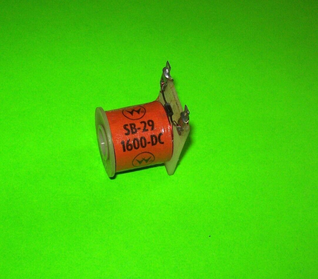 Pinball Coil SB-29-1600 NOS Arcade Solenoid With Nylon Sleeve Orange ...