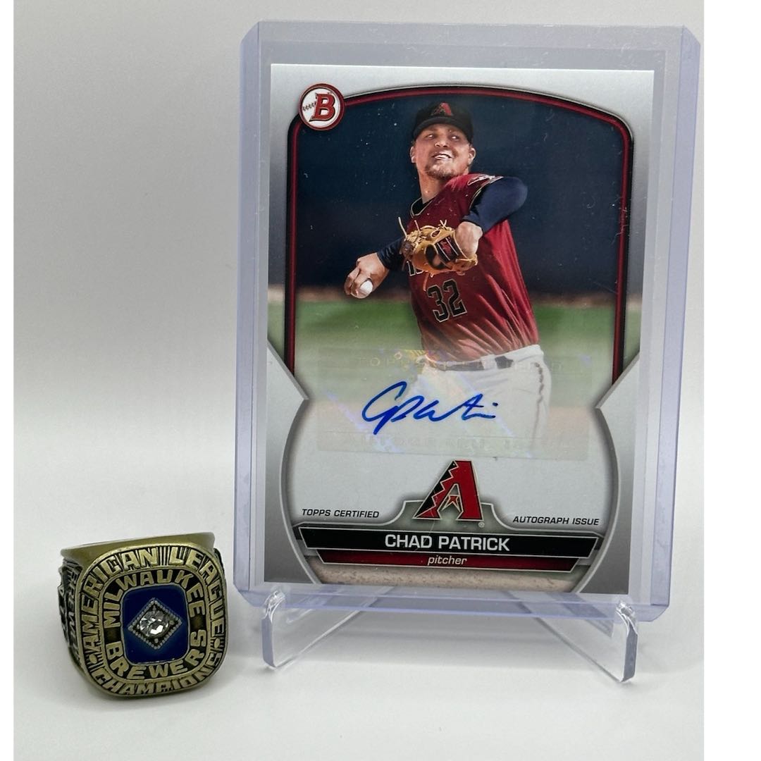 Chad Patrick Auto - 2023 Bowman - Arizona Diamondbacks