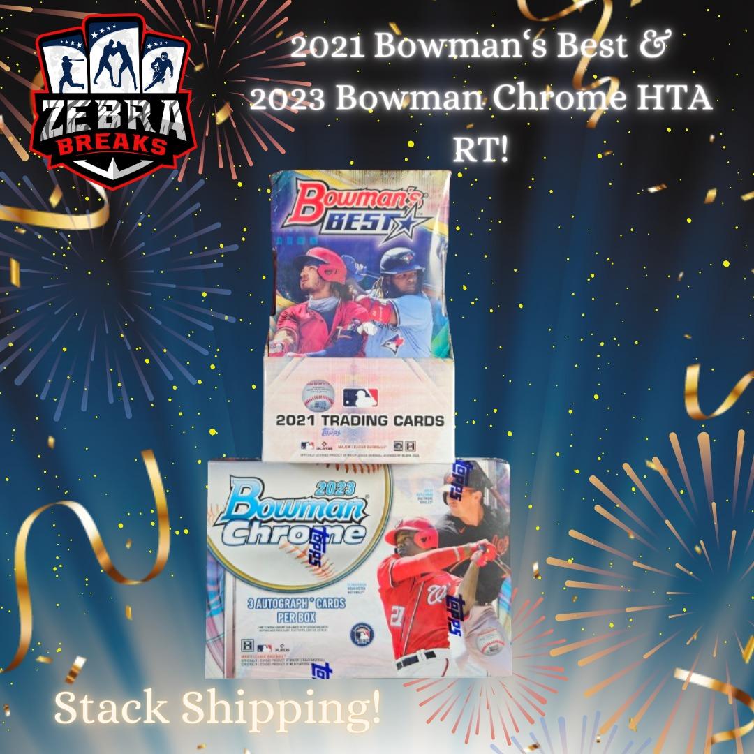 ZB 24113: 2021 Bowman's Best & 23' Bowman Chrome HTA Stack Team Rip!