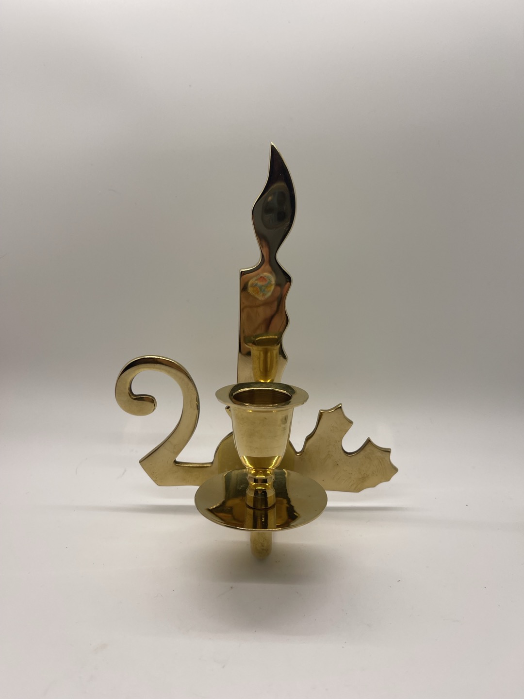 Brass Candle Holder Studio Nova India Stands Upright Easy to Carry
