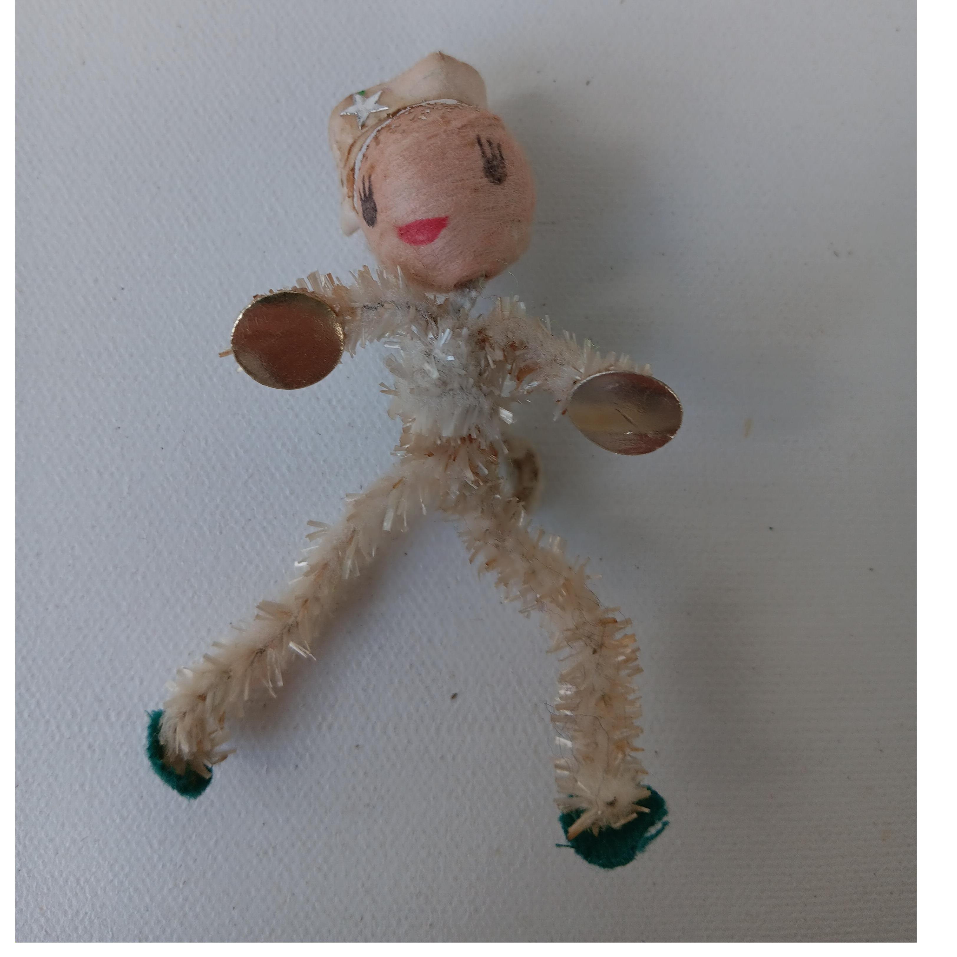 Vintage Spun Head Pipe Cleaner Boy Girl Doll Sailor Nurse Christmas ...