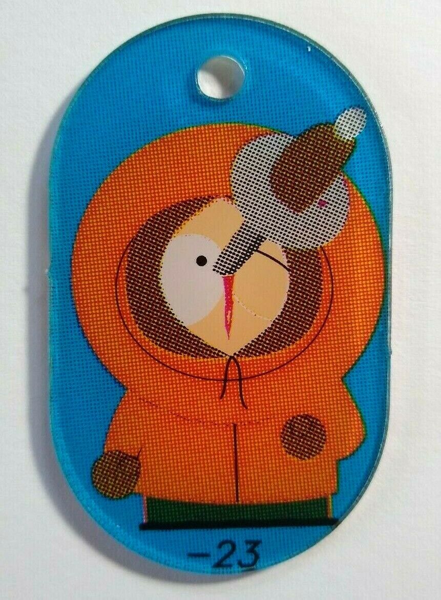 South Park Pinball Keychain Kenny Original NOS Plastic Promo 1998 Dark ...